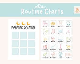 Simple Kids Editable Chore Chart, Routine Chart, Responsibilities, Kids ...