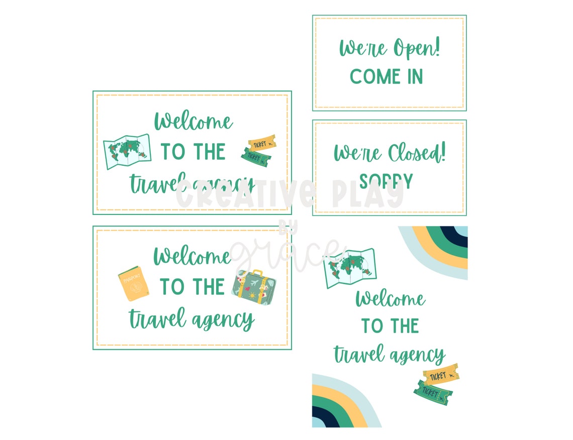 Travel Agency Dramatic Play, Pretend Play, Classroom Dramatic Play ...