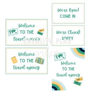 Travel Agency Dramatic Play, Pretend Play, Classroom Dramatic Play ...