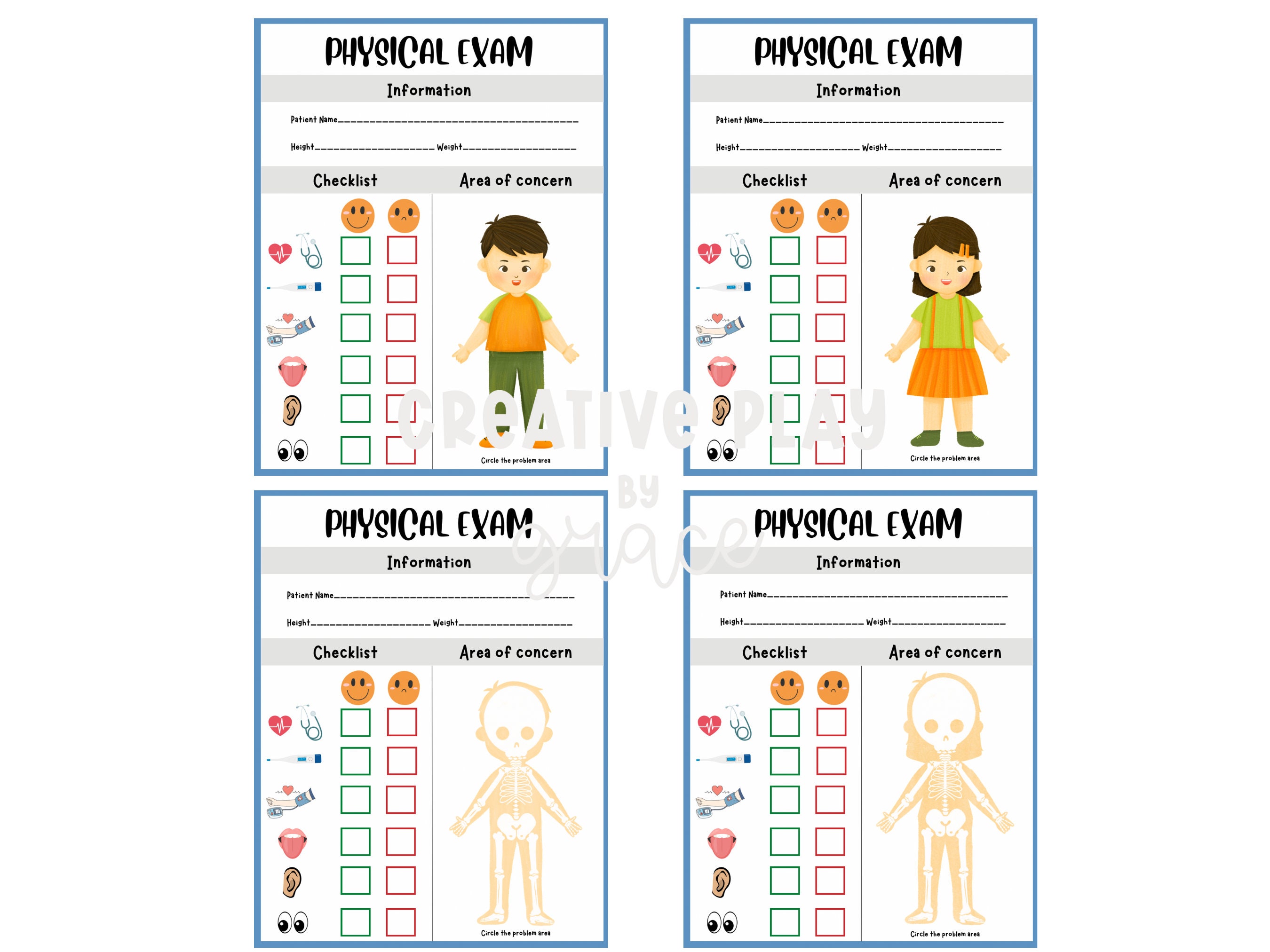 Doctor/hospital Dramatic Play, Pretend Play, Classroom Dramatic Play ...