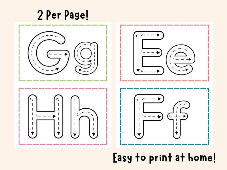 Alphabet Tracing Cards | Tracing Letters | Montessori Printables ...