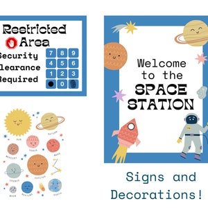 Space Station, Astronaut Dramatic Play, Pretend Play, Play Kit ...