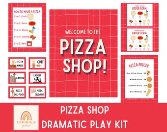 Pizza Restaurant Dramatic Play Pretend Play Classroom - Etsy