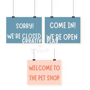 Pet Shop Dramatic Play, Pretend Play, Play Kit, Classroom Dramatic Play ...