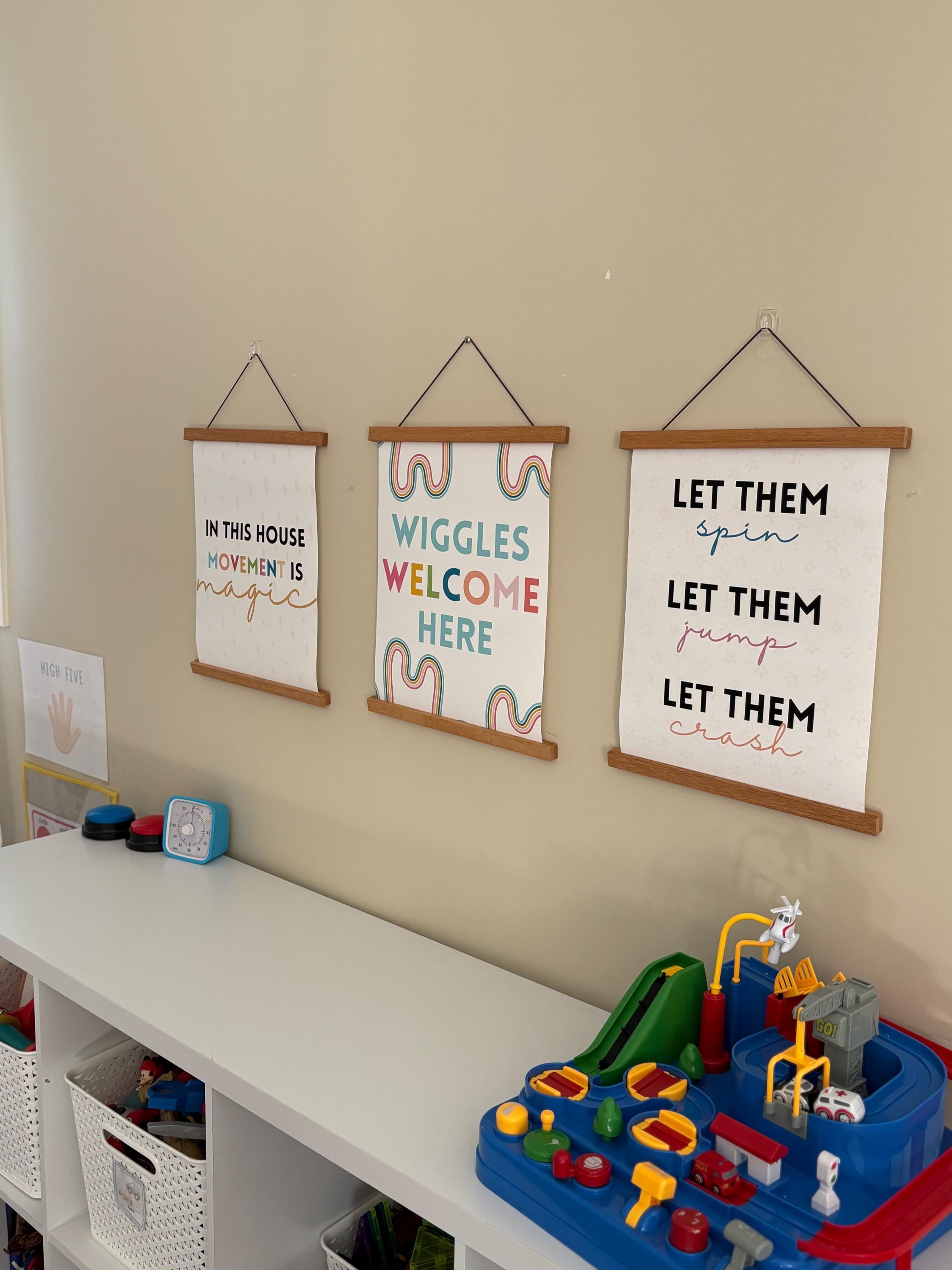 Play Room Poster Set | Occupational Therapy Posters | Classroom Posters ...