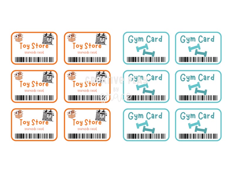 Pretend Play DIGITAL Bank Cards and Coupons - Dramatic Play Resource ...