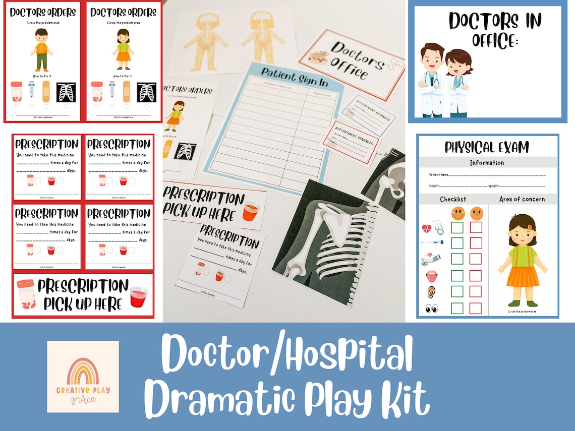 Doctor/hospital Dramatic Play, Pretend Play, Classroom Dramatic Play ...