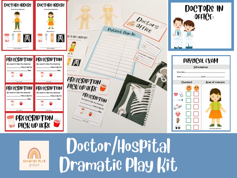 Doctor/hospital Dramatic Play, Pretend Play, Classroom Dramatic Play ...
