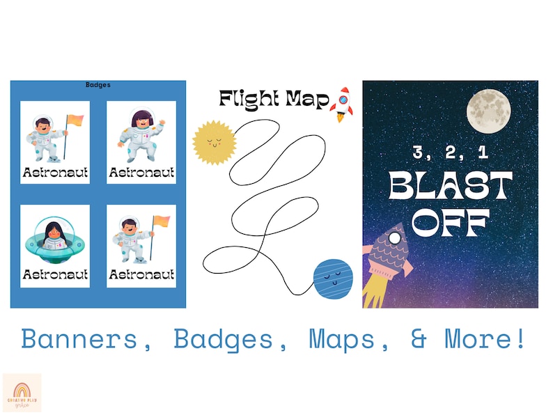 Space Station, Astronaut Dramatic Play, Pretend Play, Play Kit ...