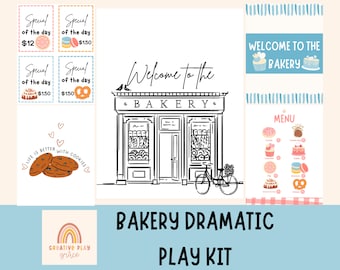 Bakery Dramatic Play, Pretend Play, Play Kit, Classroom Dramatic Play ...