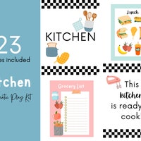 Printable Pretend Food Menus for Kids • Play Kitchen Menu PDF ...