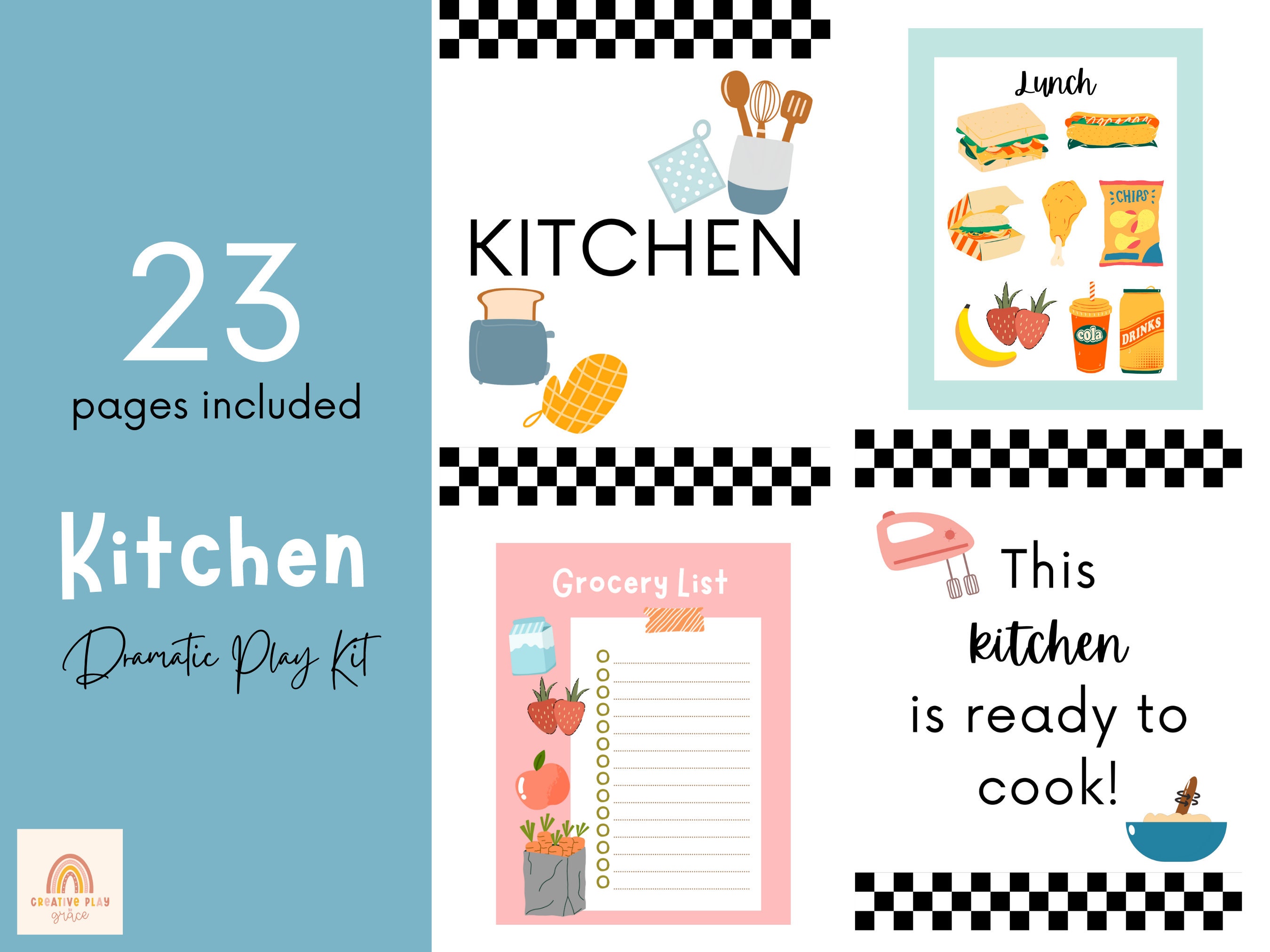 Kitchen Dramatic Play, Pretend Play, Play Kit, Classroom Dramatic Play ...