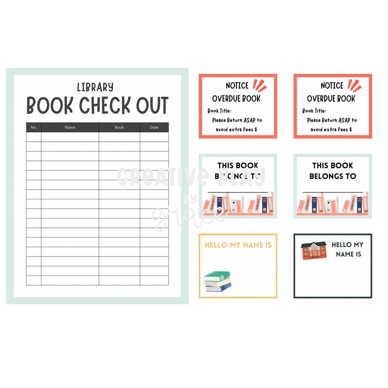 Library Dramatic Play Pretend Play Classroom Dramatic Play - Etsy