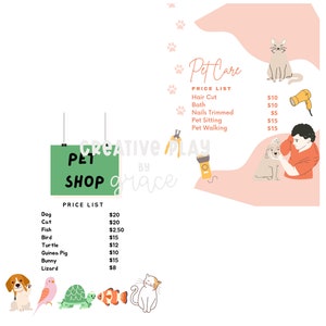 Pet Shop Dramatic Play, Pretend Play, Play Kit, Classroom Dramatic Play ...