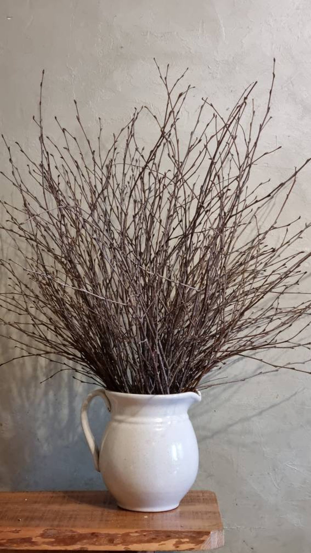 22-25"tall Natural Birch Branches Bunch Birch Twigs Branches for Rustic ...