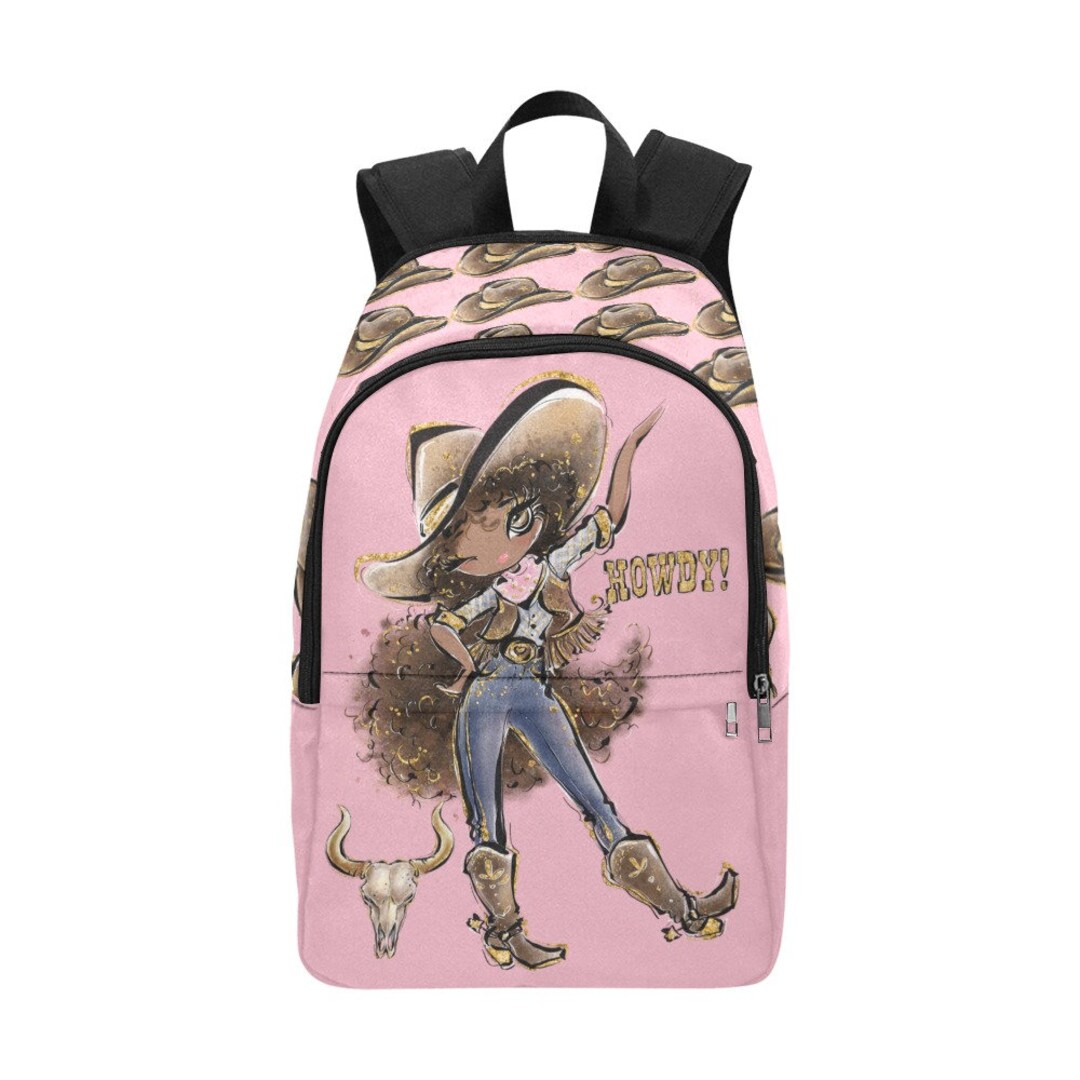 Custom Black Western Backpack Free Shipping Within the US - Etsy