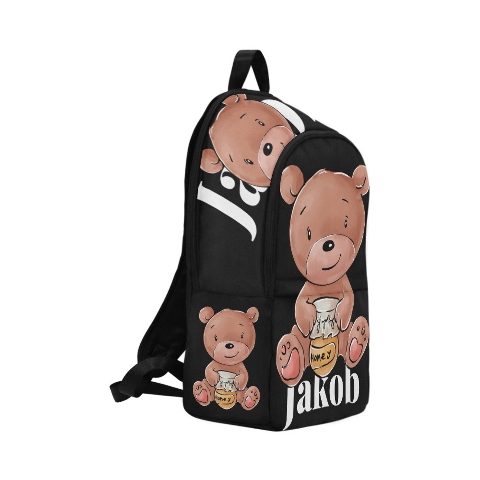 Custom Brown Bear Backpack Free Shipping Within the US - Etsy