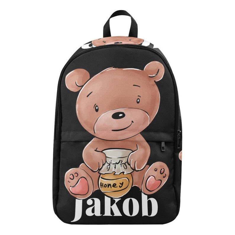 Custom Brown Bear Backpack Free Shipping Within the US - Etsy