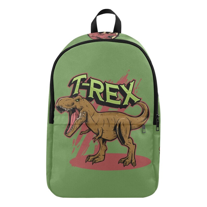 Custom Dino Backpack Free Shipping Within the US - Etsy