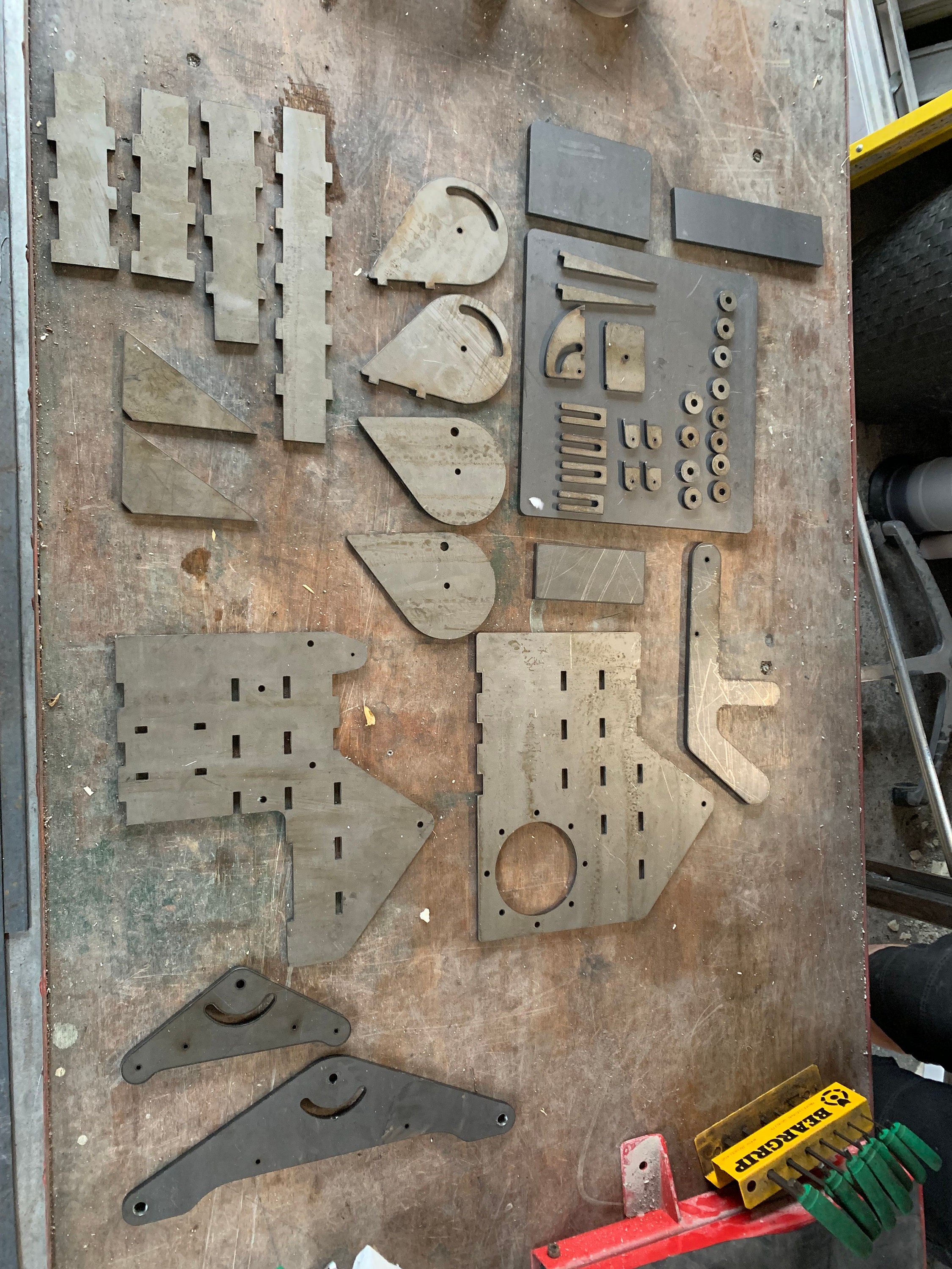 Belt Grinder .dxf File and Instructions - Combined Design Which Can Run ...