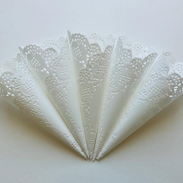 Lace Cones - Etsy