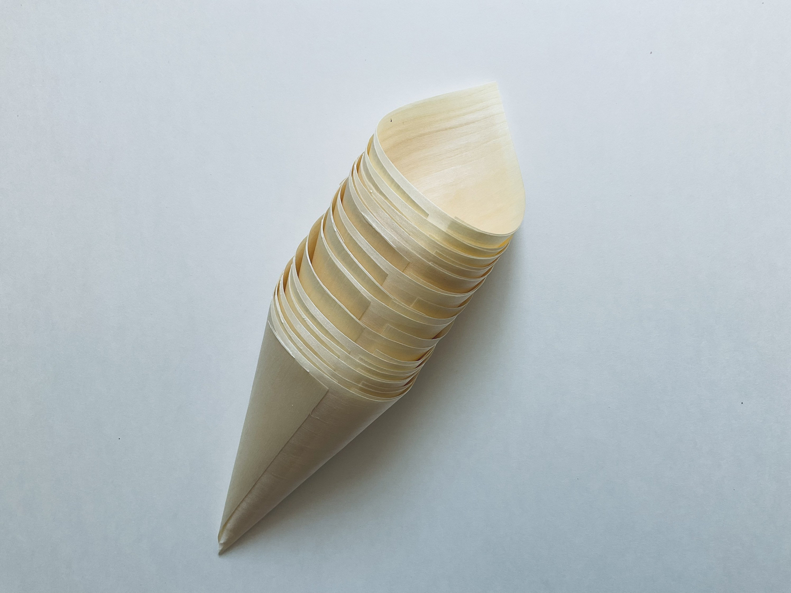7 Inch Natural Wood Empty Cones Medium Size Biodegradable | Etsy Canada