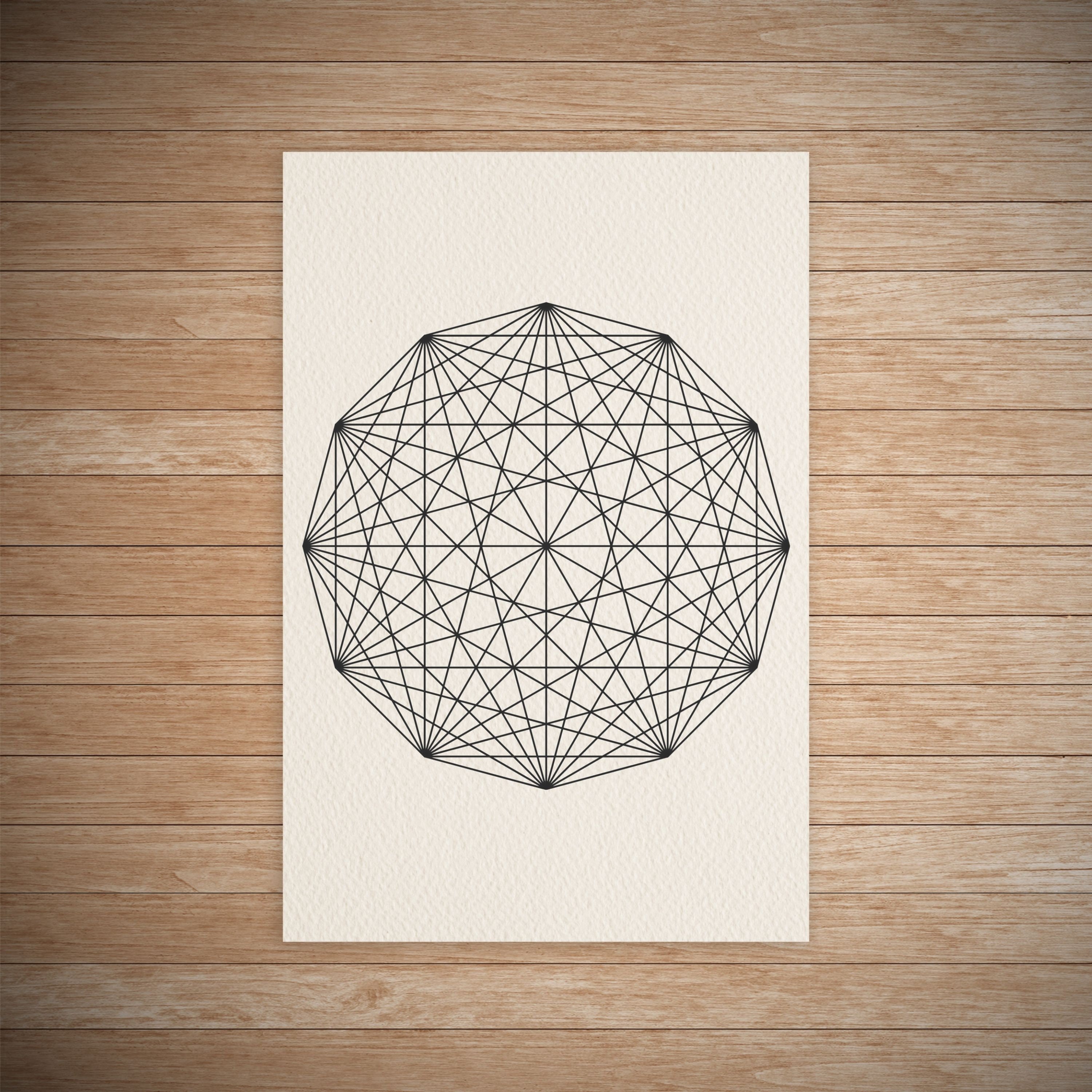 Sacred Geometry and Sacred Symbols Coloring Book PDF Digital | Etsy