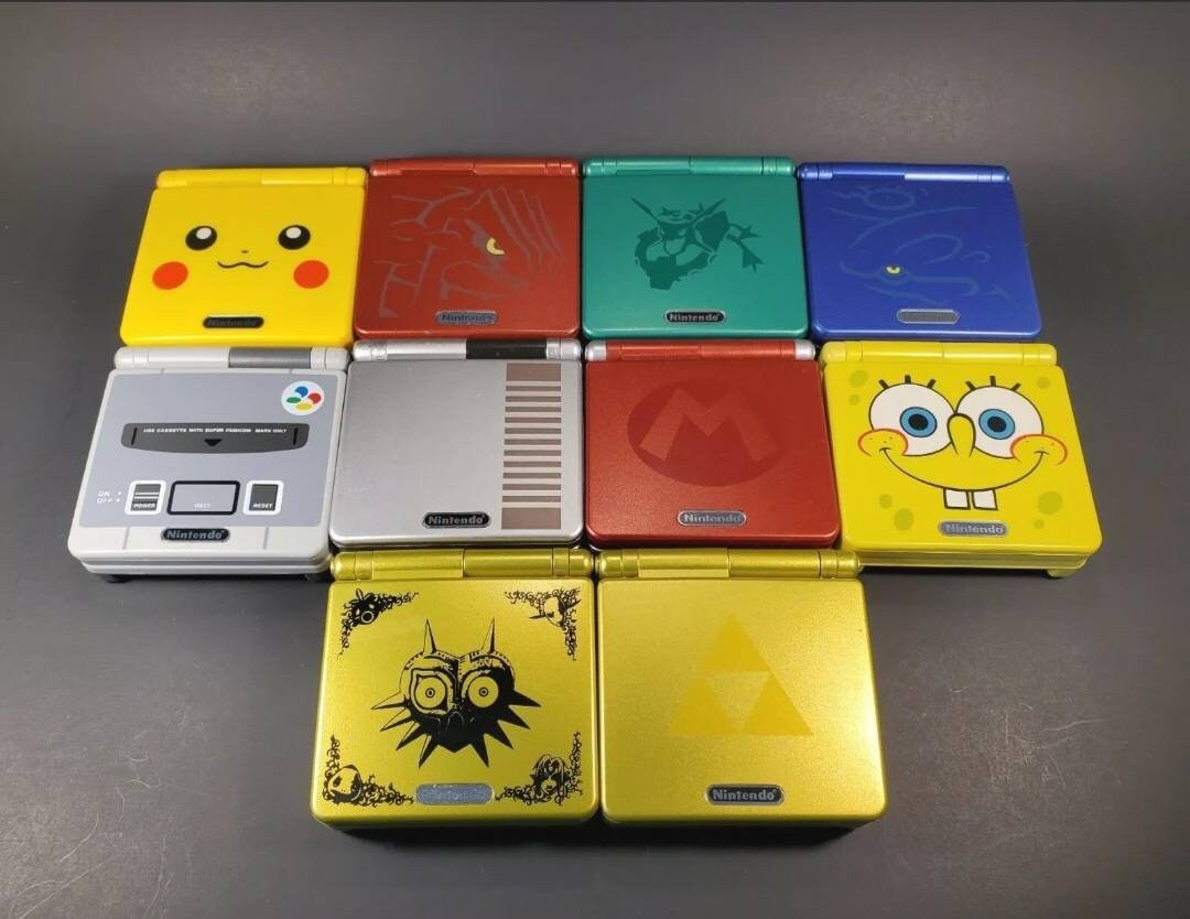 Game Boy Advance SP IPS Brighter Screen - Etsy