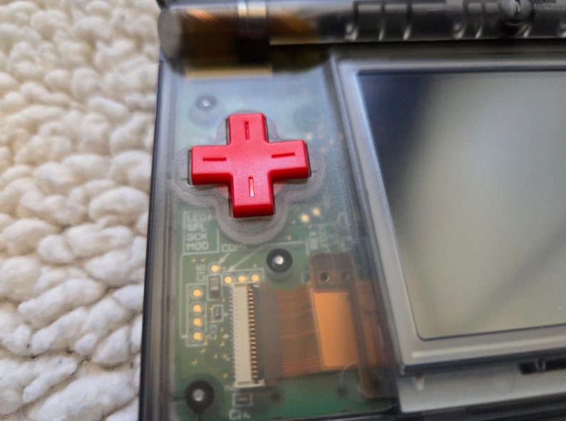 High Quality Custom Nintendo DS Lite- Smoke Gray W/ Red Buttons - Etsy