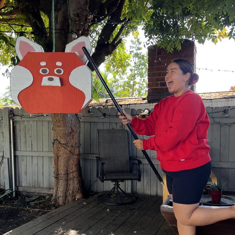 RED PANDA Cardboard Piñata Templates PDF D.I.Y Homemade - Etsy