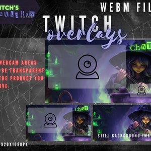 Witch's Cauldron Animated Twitch Streaming Package - Halloween Theme ...