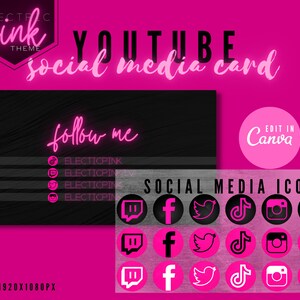 Youtube Channel Kit - Neon - Branding Kit With Banner, Intro, Outro ...
