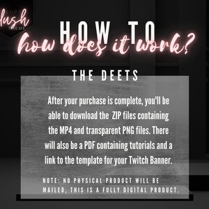 Soft Blush Neon Light Animated Twitch Streaming Package - Labels, Panels, Starting Soon, BRB ...