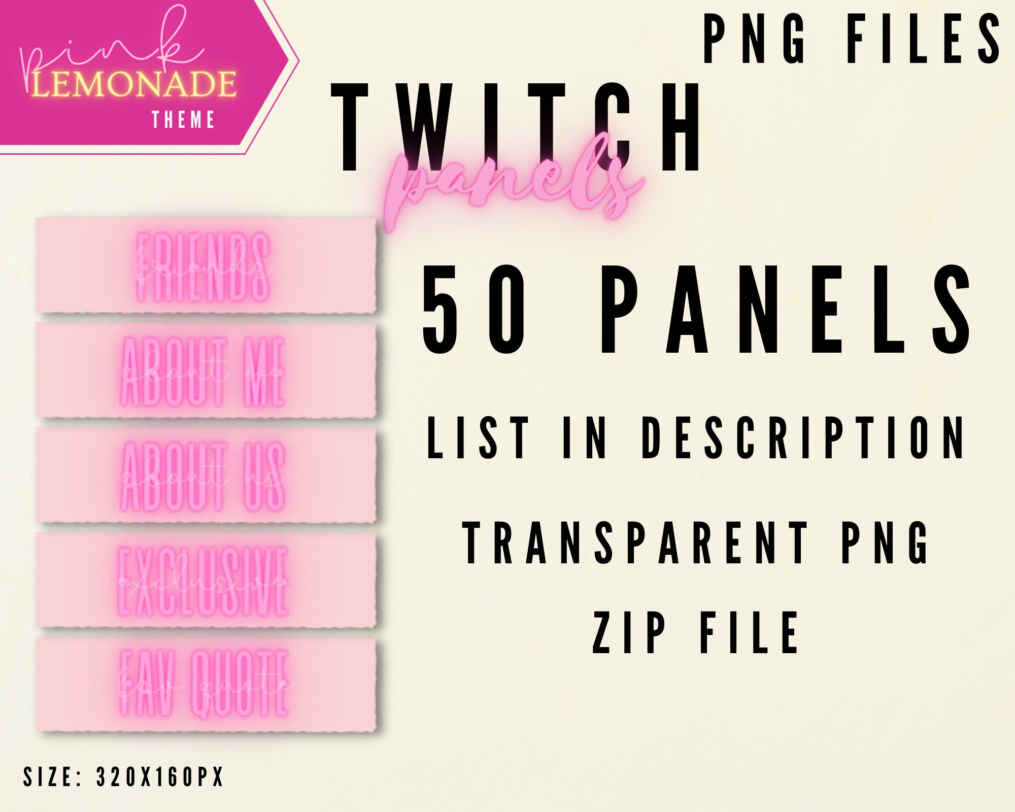 Pink Animated Twitch Streaming Package - Alerts, Panels, Starting Soon ...