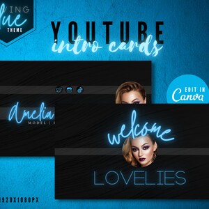 Youtube Channel Kit - Neon - Branding Kit With Banner, Intro, Outro ...