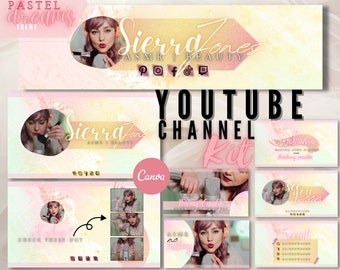 Youtube Branding Kit Personalized Banner Intro Outro & - Etsy