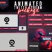 Soft Blush Neon Light Animated Twitch Streaming Package - Labels, Panels, Starting Soon, BRB ...