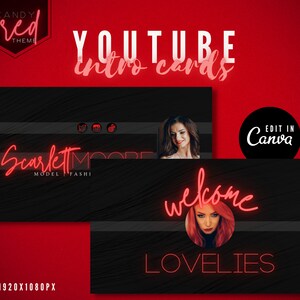 Youtube Channel Kit - Neon - Branding Kit With Banner, Intro, Outro ...