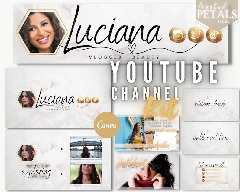 Youtube Channel Kit Overlay Branding Kit With Banner - Etsy