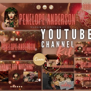 Youtube Channel Kit - Vlogmas - Branding Kit With Banner, Intro, Outro ...
