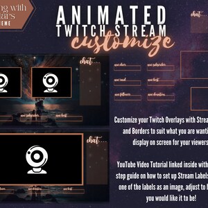 Sailing With Stars Animated Twitch Streaming Package - Labels, Panels ...