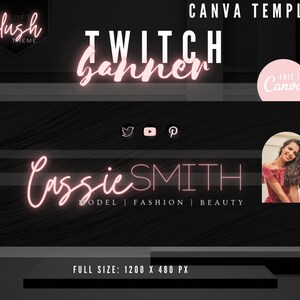 Soft Blush Neon Light Animated Twitch Streaming Package - Labels, Panels, Starting Soon, BRB ...