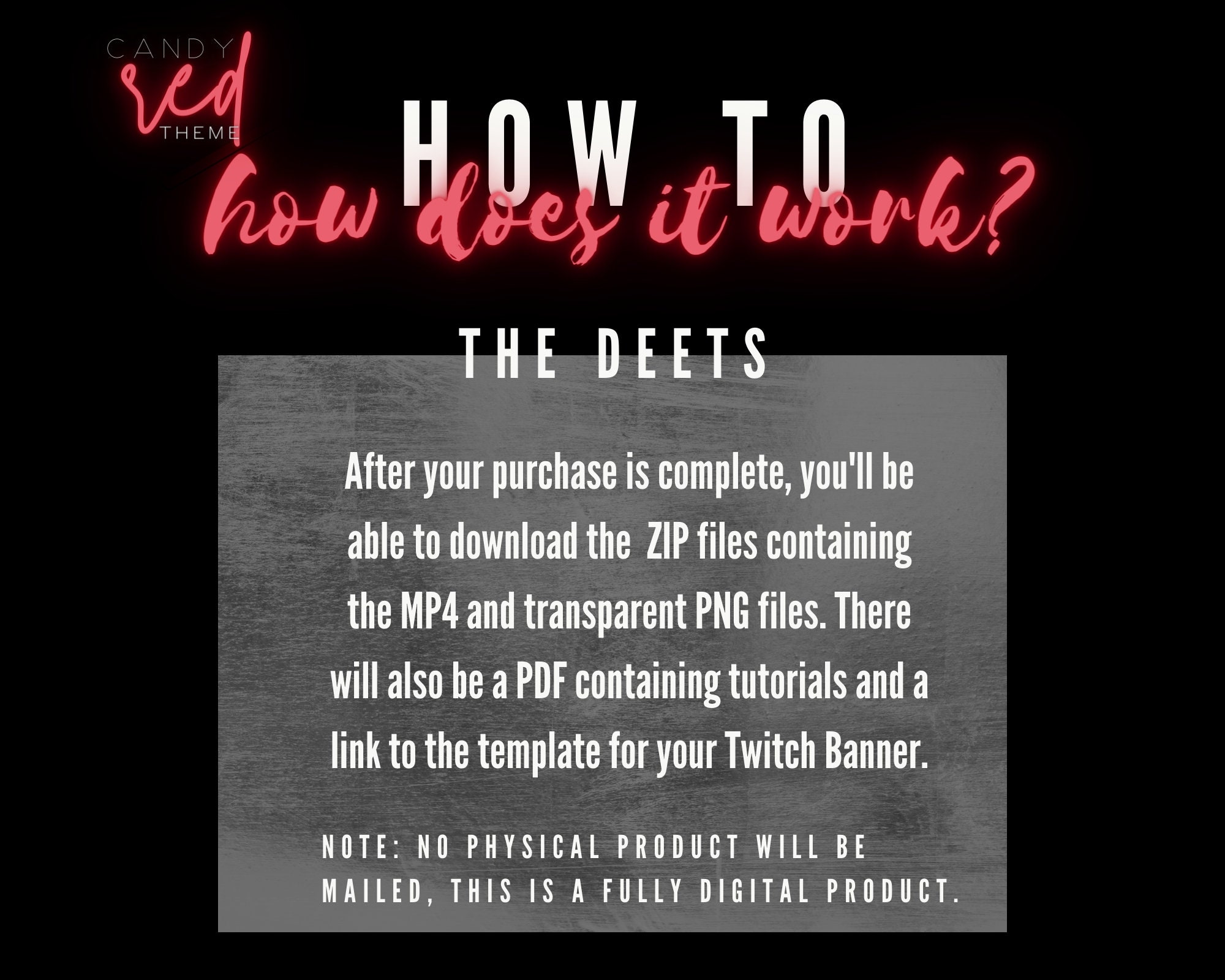 Neon Black & Red Animated Twitch Streaming Package Labels - Etsy Canada