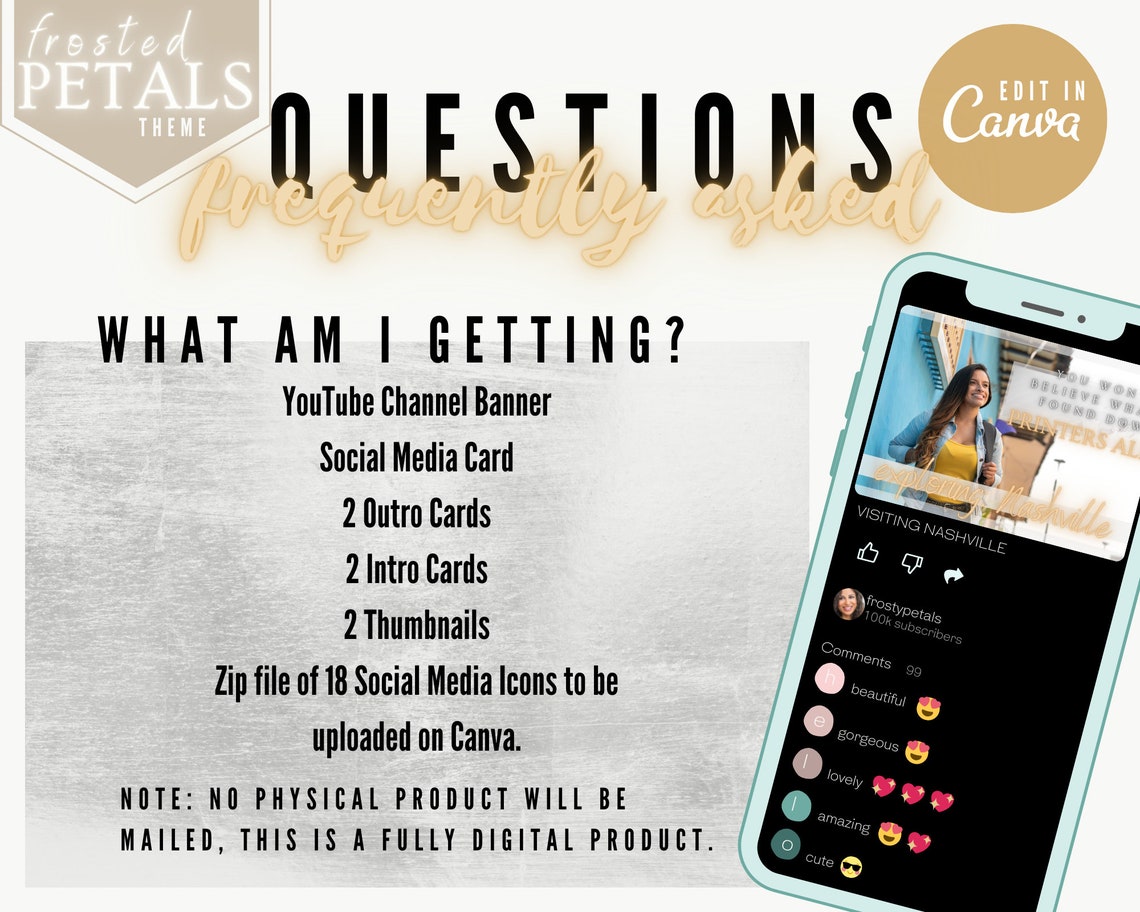 Youtube Channel Kit Overlay Branding Kit With Banner - Etsy