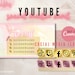 Pastel Youtube Channel Branding Kit ASMR Pink Video Graphics ...