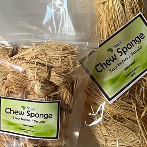 Natural Chewing Sponge,taakotsa,sawie From Ghana (100g) - Etsy
