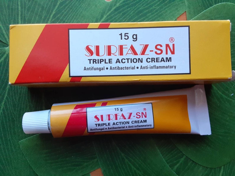 SURFAZ-SN Triple Action Antifungal Anti-inflammatory Cream. | Etsy