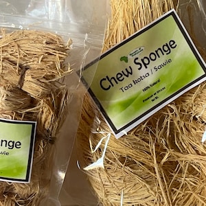 Natural Chewing Sponge,taakotsa,sawie From Ghana (100g) - Etsy