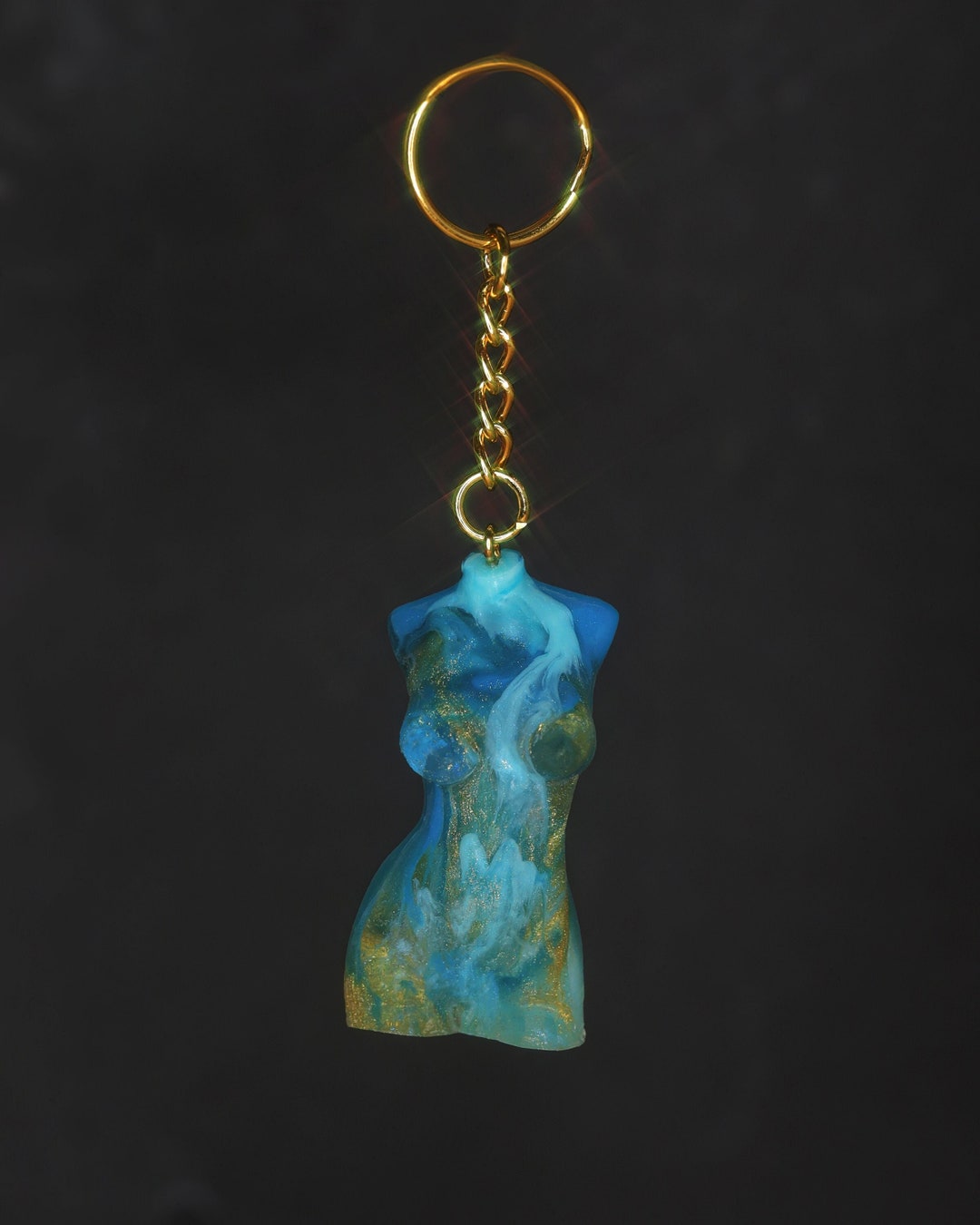 Oceania Goddess Keychain Female Torso Body Empowerment - Etsy