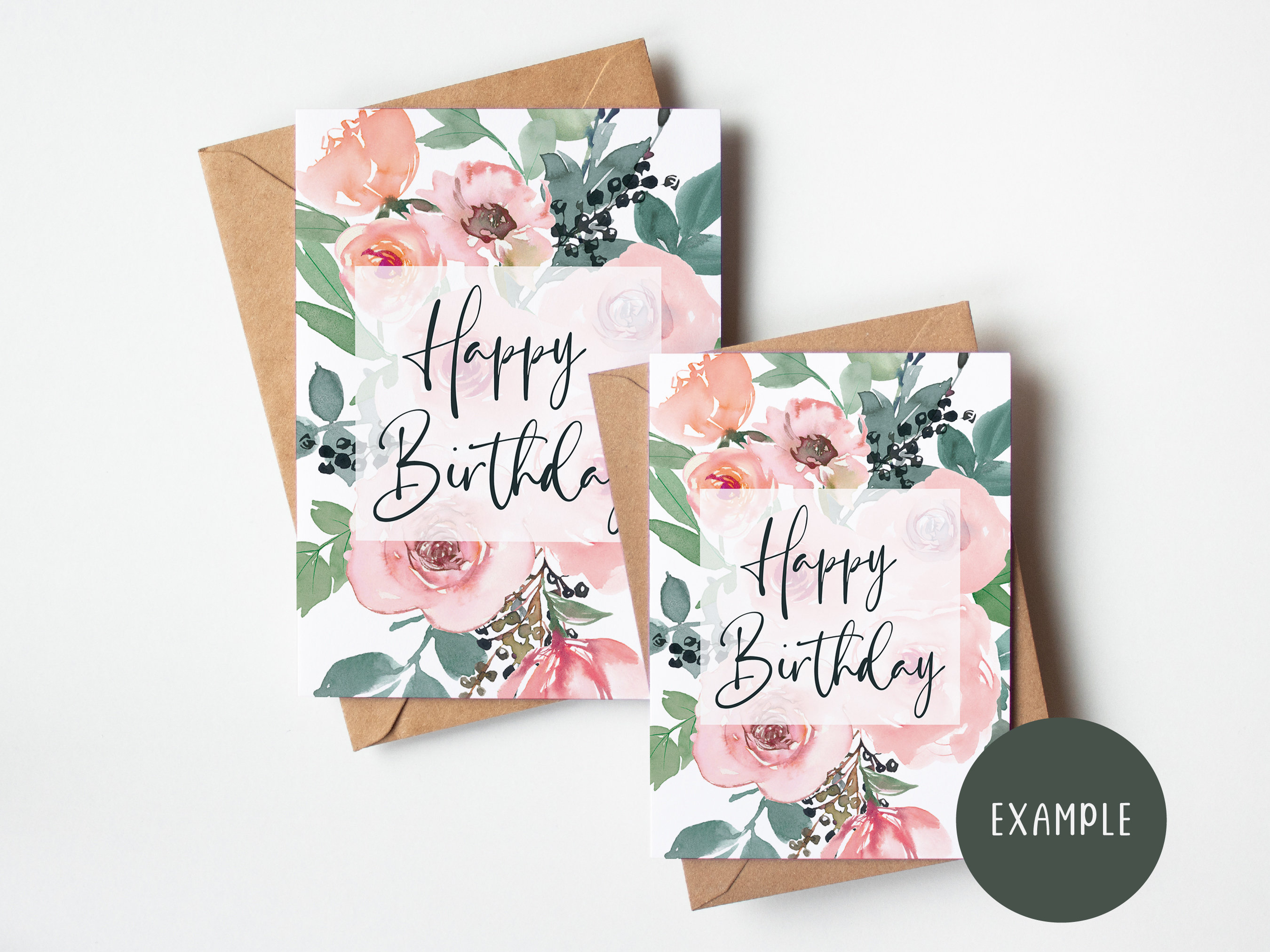 Multiple Greeting Card Mockup Portrait 5x7 & A6 Sized - Etsy